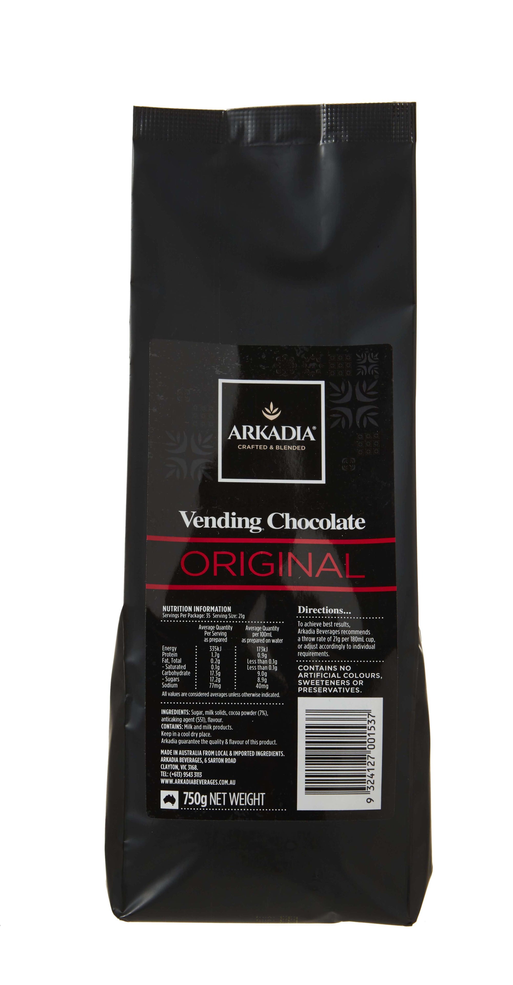 Arkadia Vending Chocolate 750g – Ronita